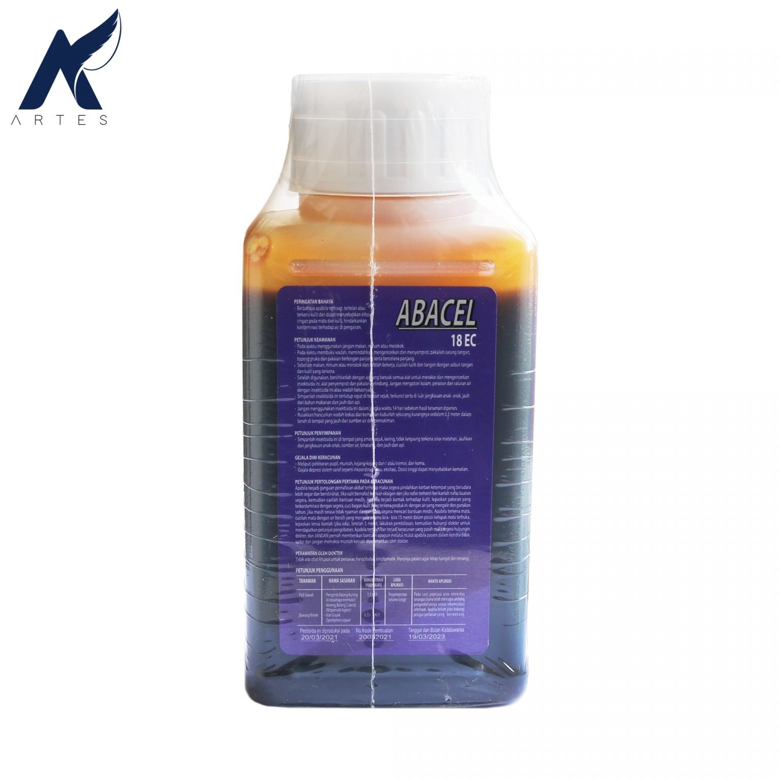 ABACEL 18 EC Insektisida-Obat-Racun Hama-Ulat Grayak Tanaman 100 ml ...